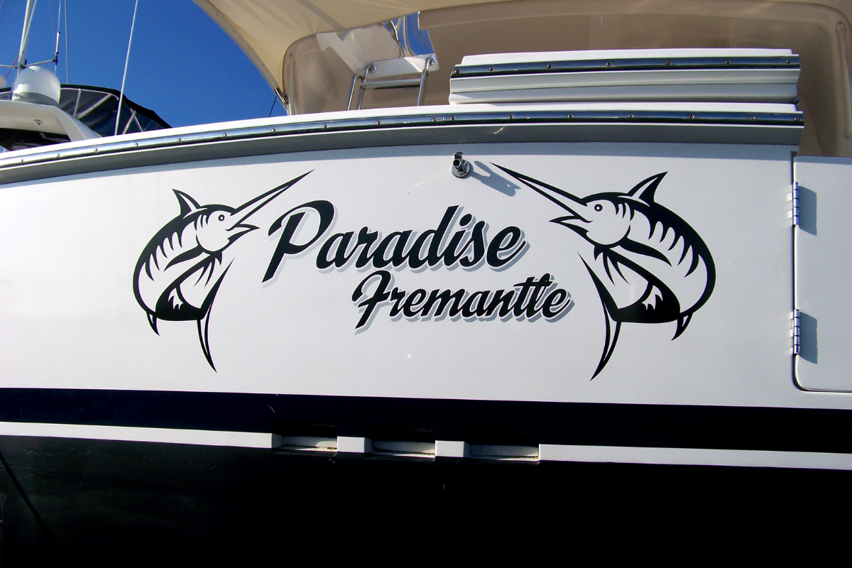 Boat Signage & Marine Graphics Perth | Go Graphics